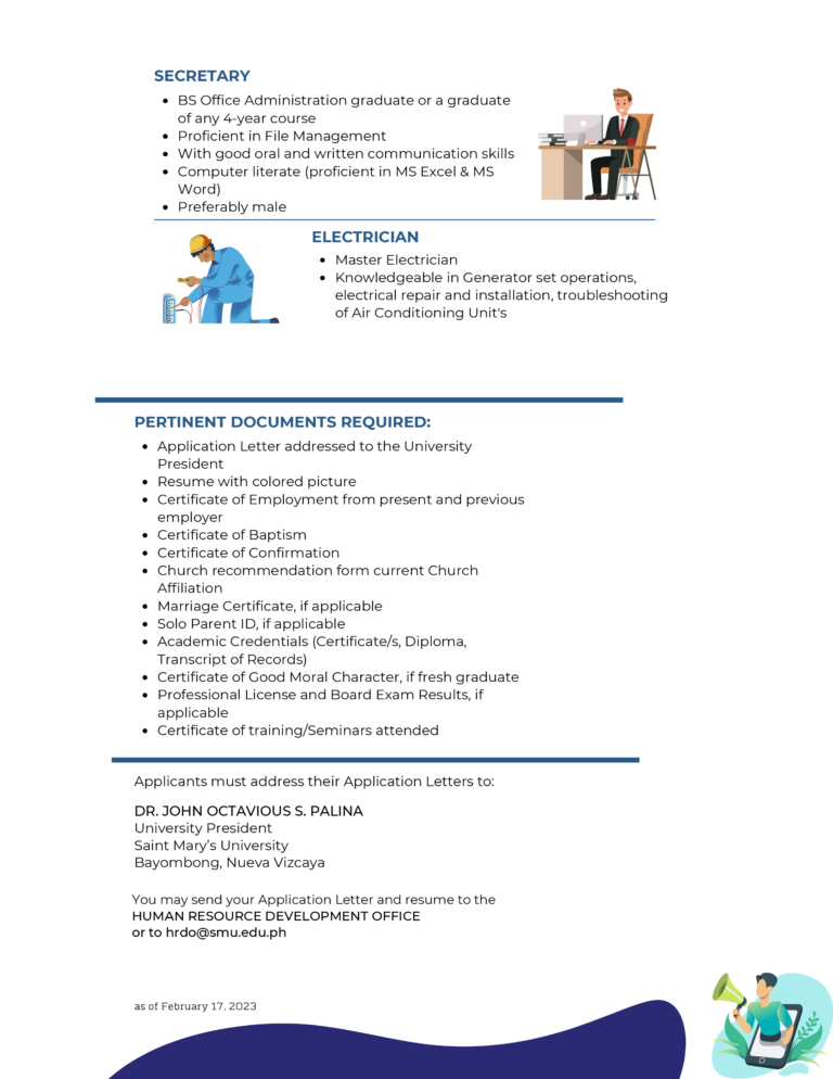 Job Vacancy - SMU Official Site