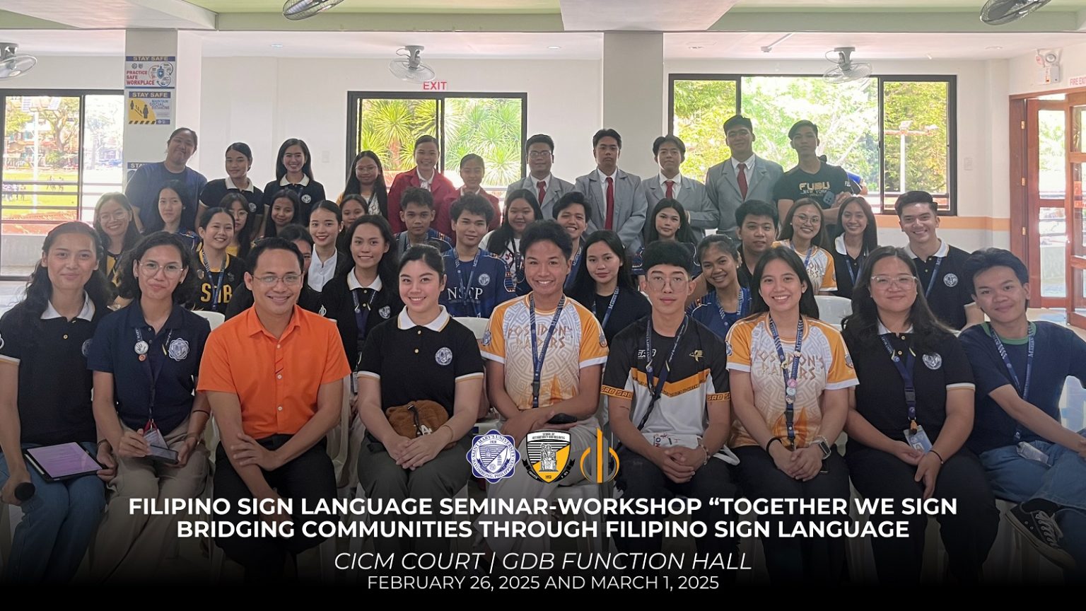 SMU-HTM holds Filipino Sign language seminar-workshop - SMU Official ...
